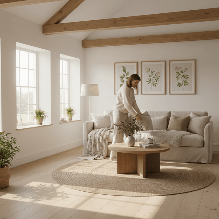 Farmhouse Country Living Room Ideas for Rustic Warmth