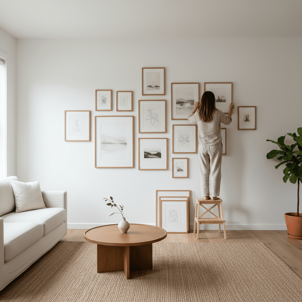 How to Create a Focal Point Gallery Wall in Any Room