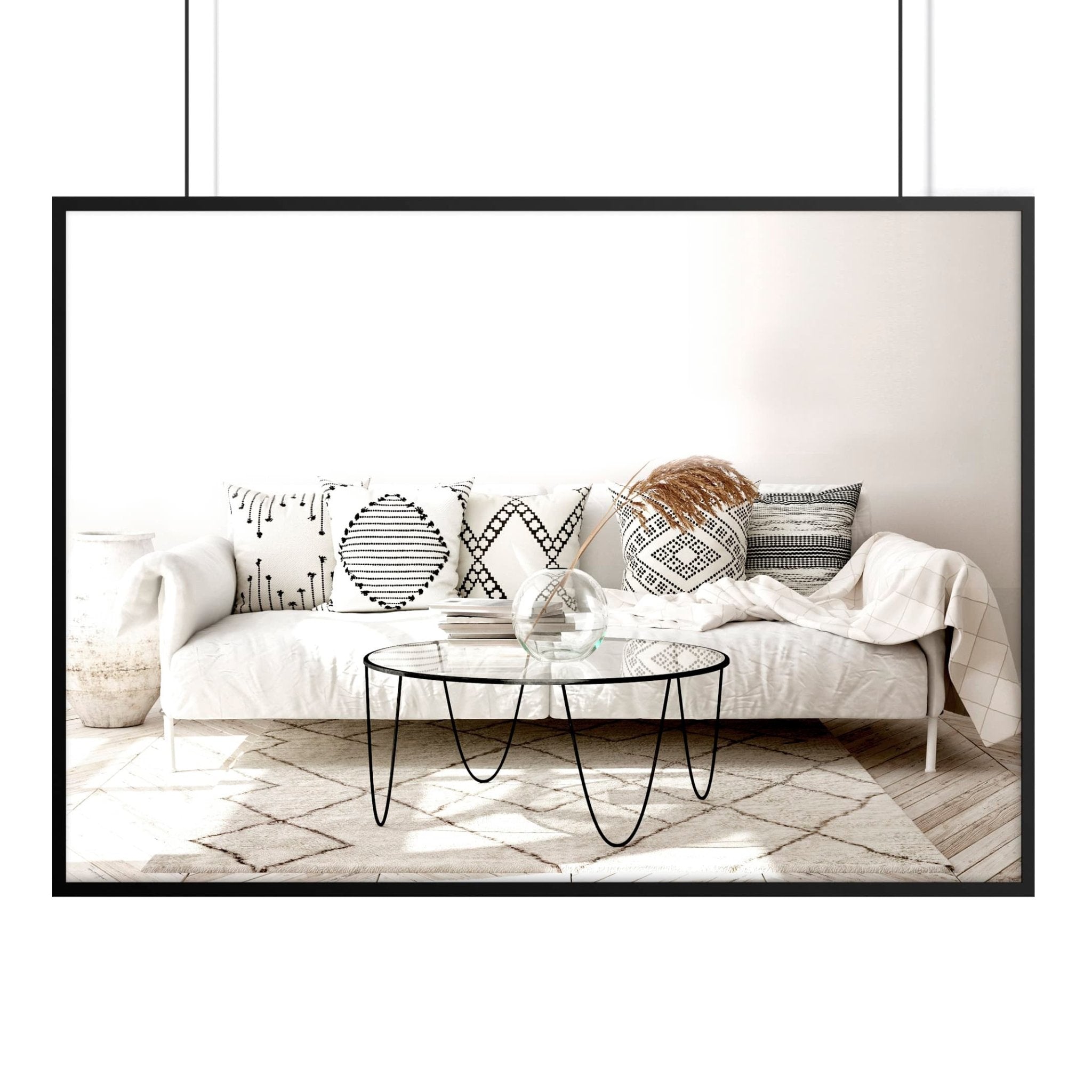 White Living Room Wall Art | Cabinets Matttroy