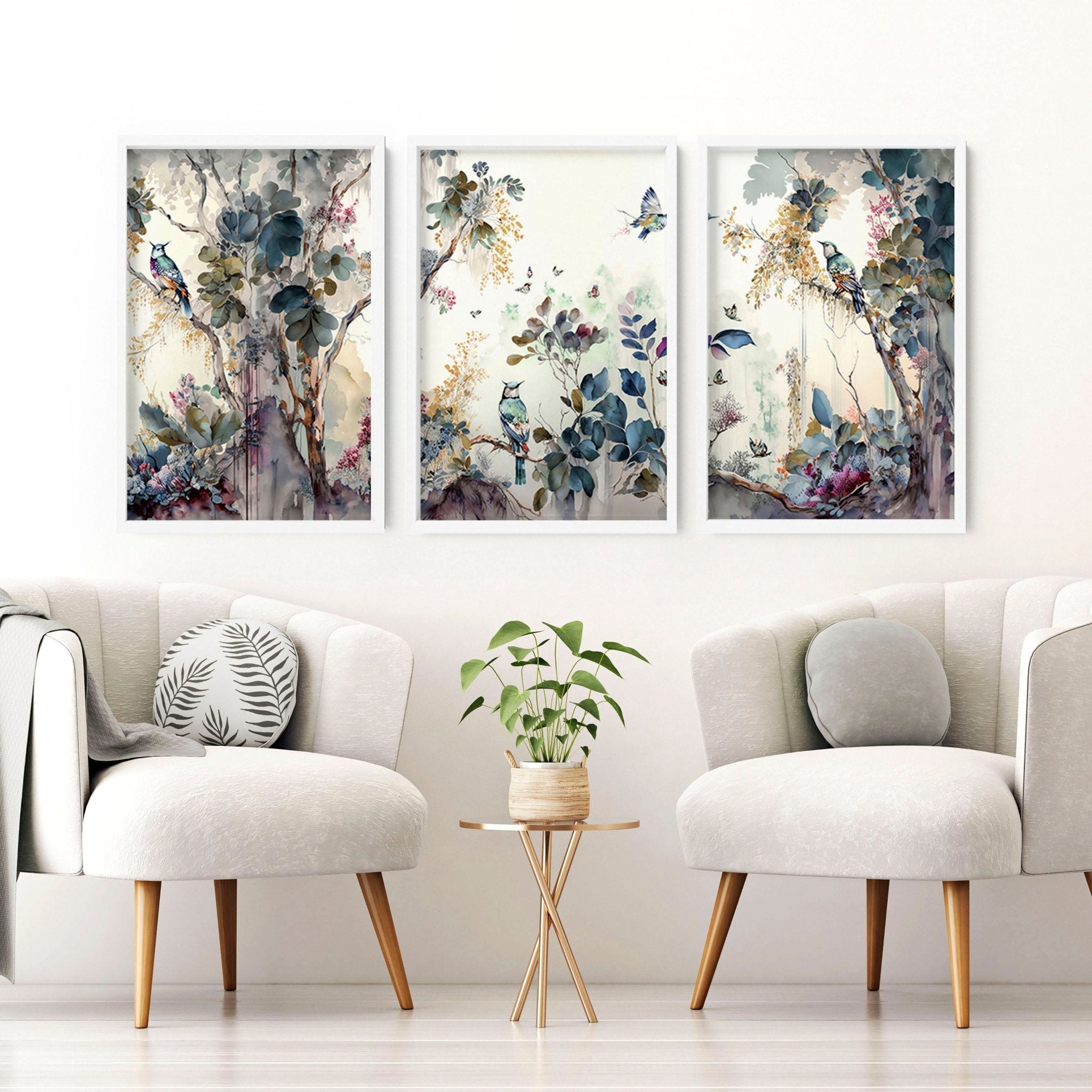 Living room wall art decor set of 3 framed wall art | About Wall Art
