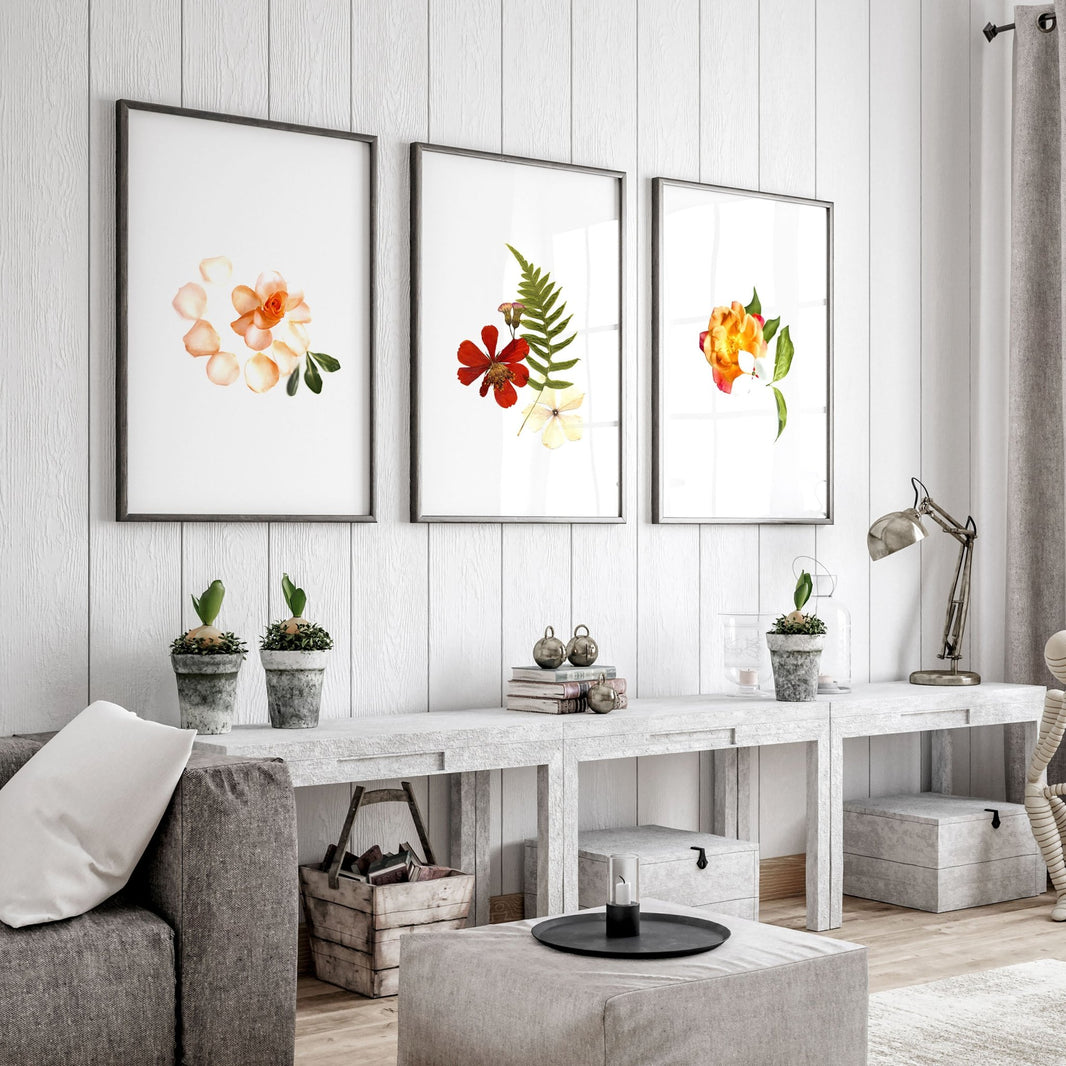 Living room print - Set of 3 wall art | About Wall Art