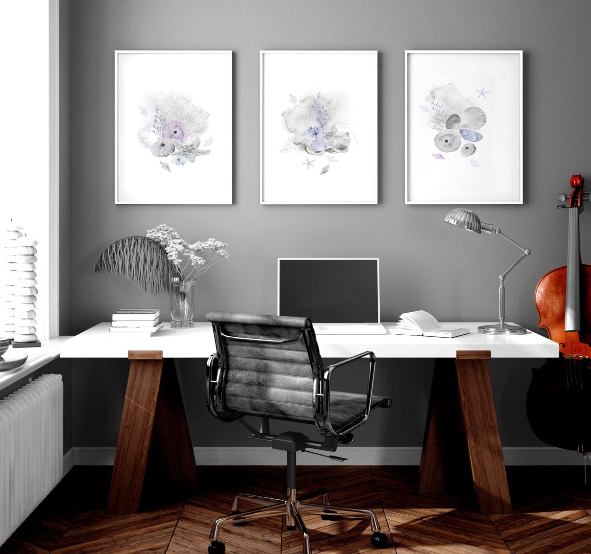Office wall decor - set of 3 framed wall art | About Wall Art